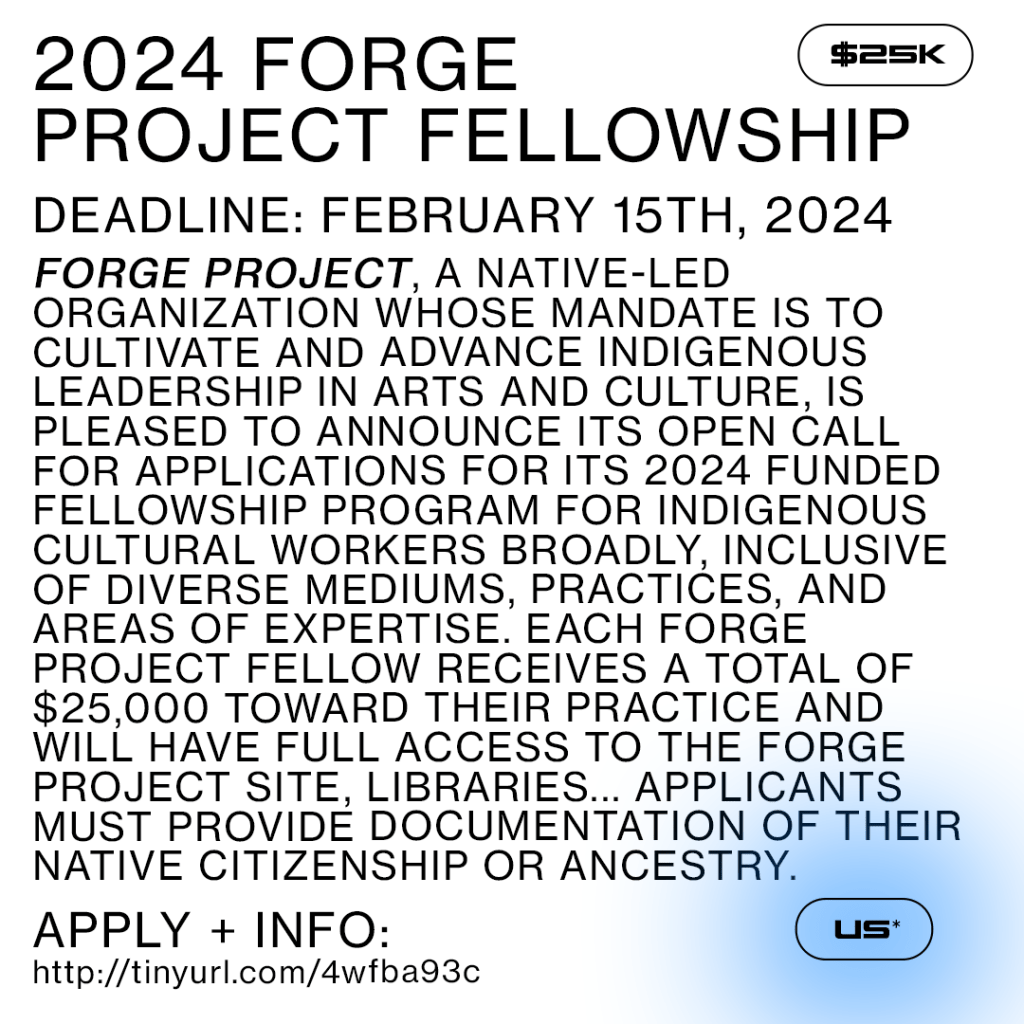 2024 Fellowship | Forge Project – Opportunity Listings Resource