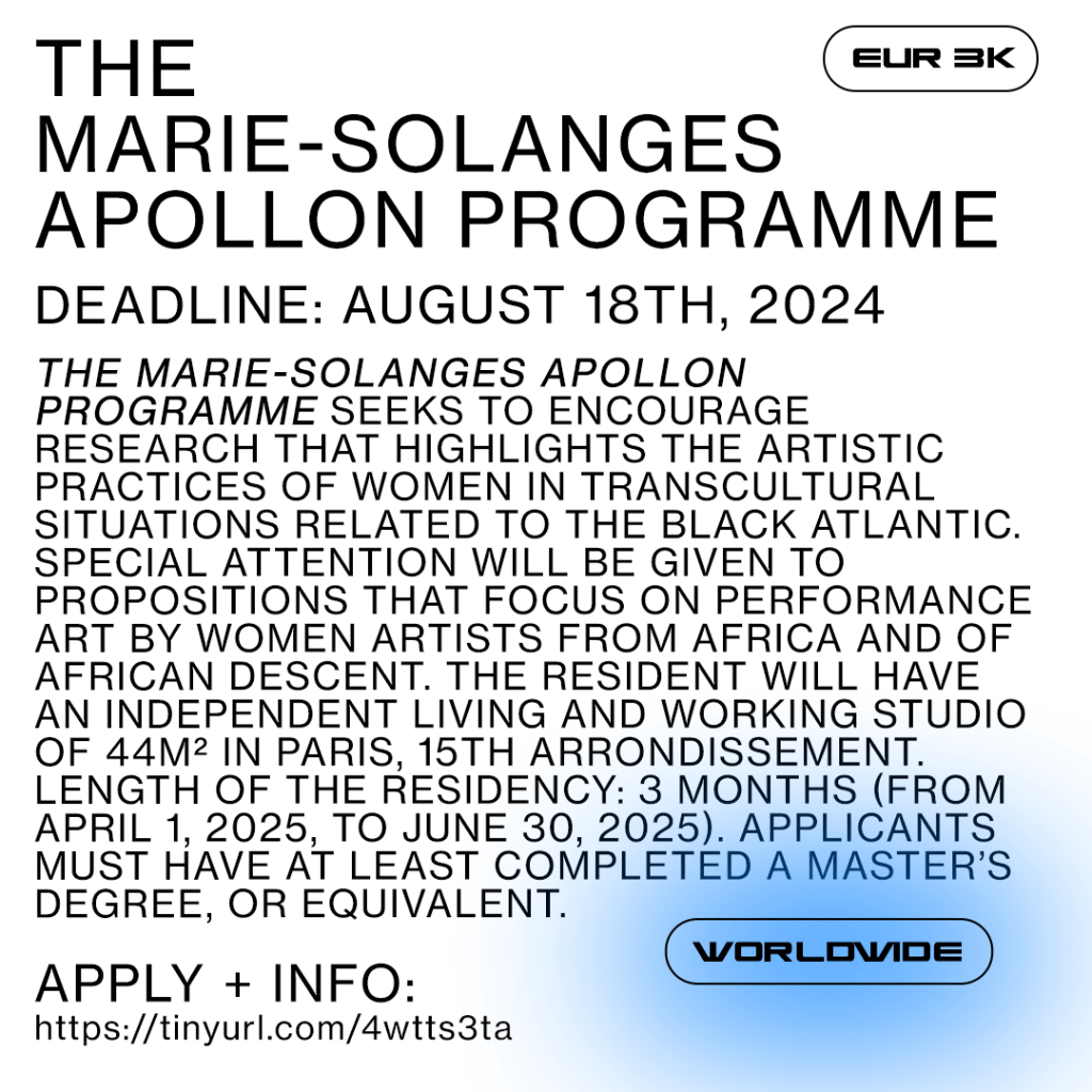 The Marie-Solanges Apollon Programme 2024 | AWARE – Opportunity Listings Resource