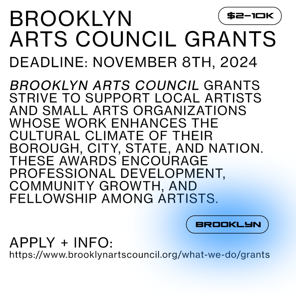 Grants | Brooklyn Arts Council – Opportunity Listings Resource