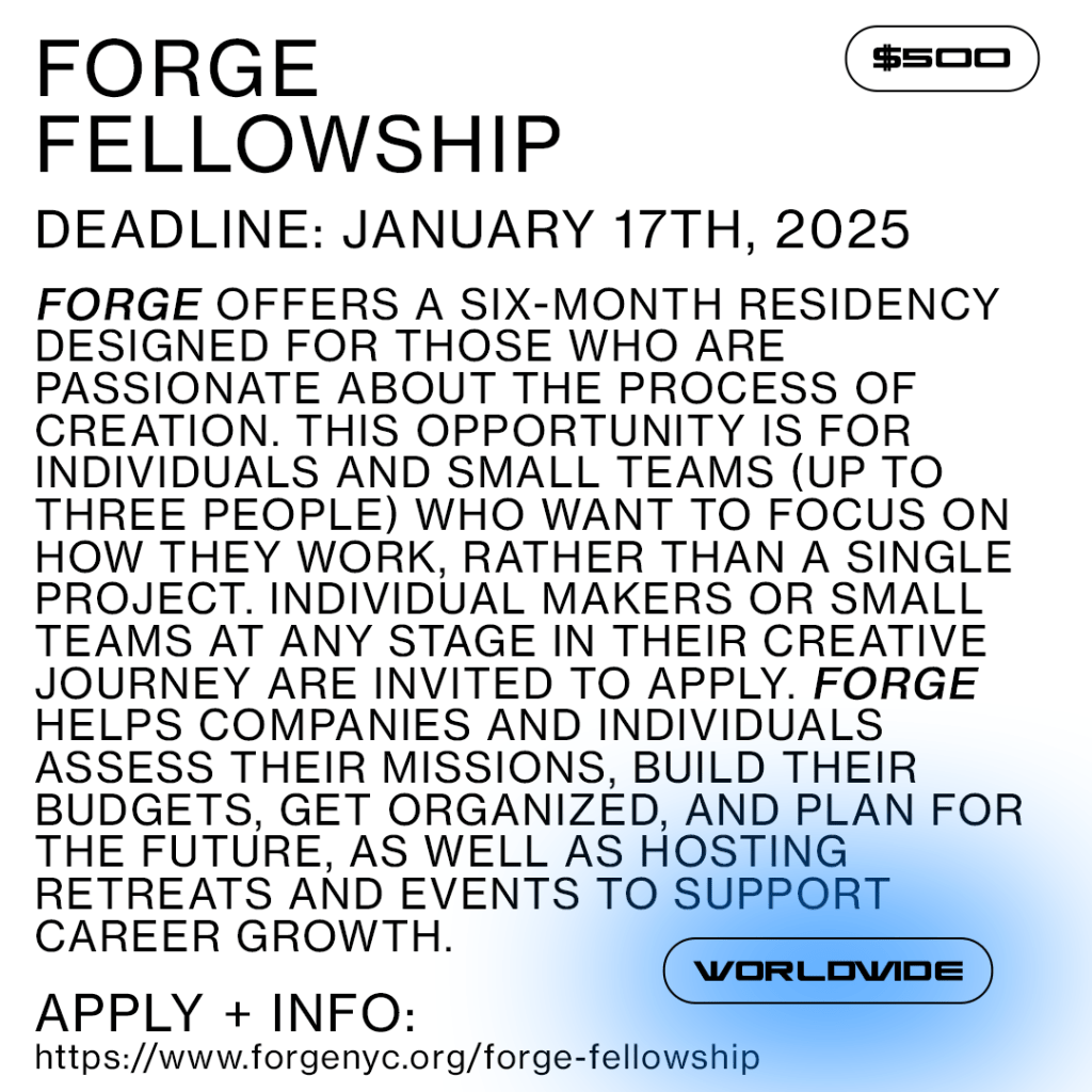 Fellowship | FORGE – Opportunity Listings Resource