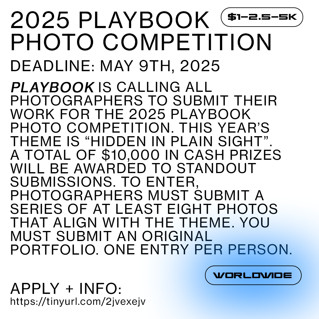 2025 Photo Competition | Playbook – Opportunity Listings Resource
