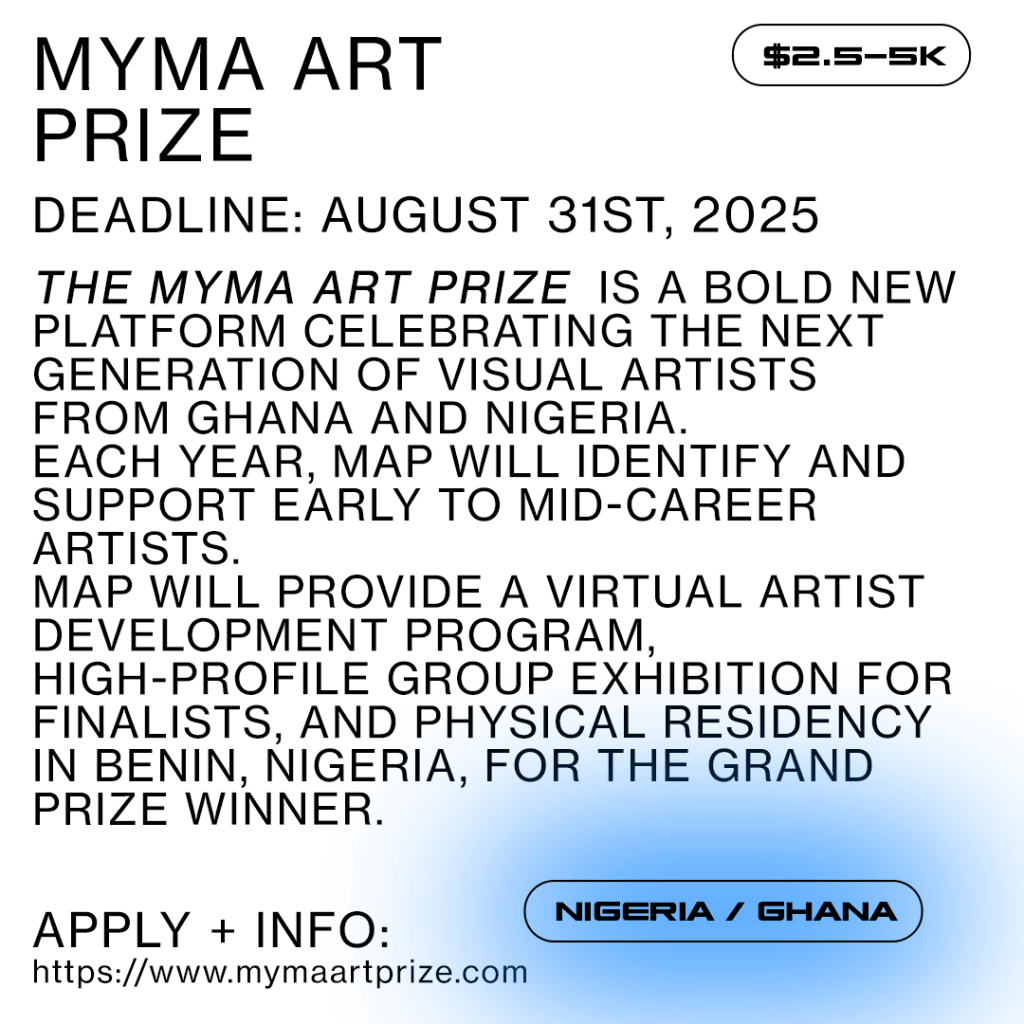 Myma Art Prize – Opportunity Listings Resource